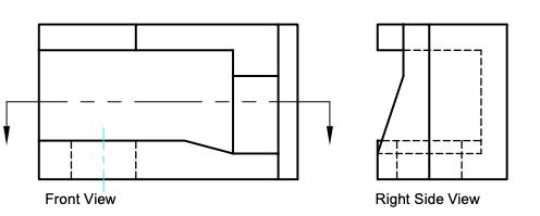 Solved Front View Right Side View | Chegg.com