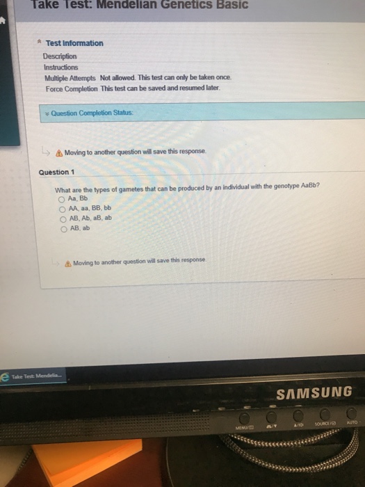 Solved Take Test: Mendelian GeneticS BasiC 숏 Test | Chegg.com