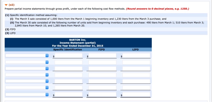 Solved Problem 6-6A (Part Level Submission) You are provided | Chegg.com