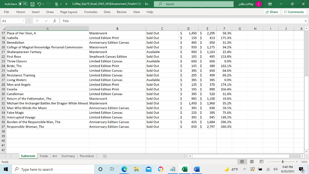 AutoSave Oh H2 OH HUB R = Exp 19 Excel Cho5 | Chegg.com