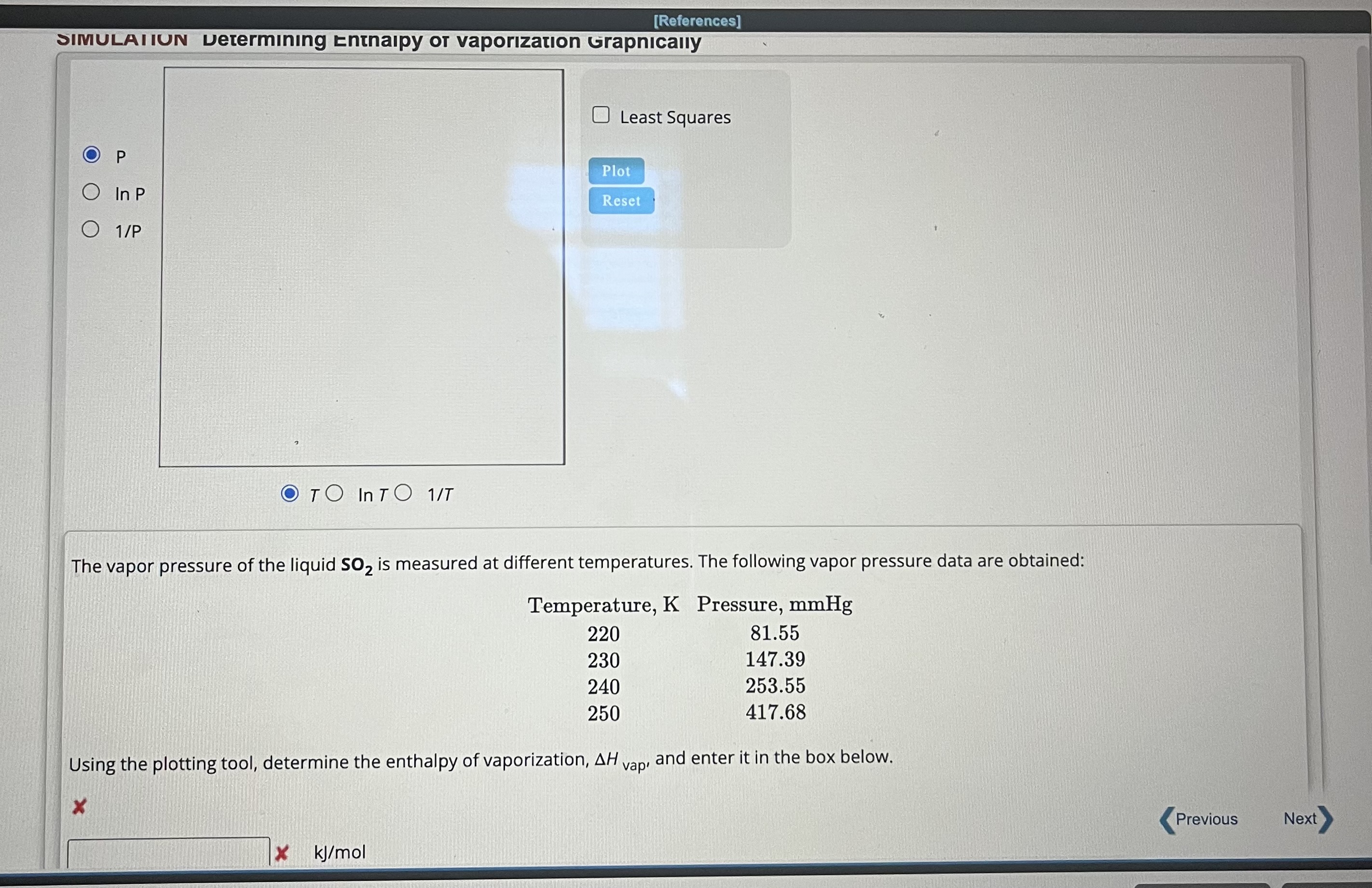 Solved Please help solve this question reguarding vapor | Chegg.com