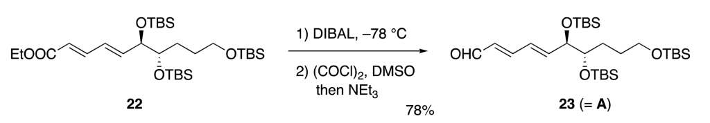 Solved OTBS OTBS 1) DIBAL, -78 °C EtOOC OTBS OHC OTBS ÕTBS | Chegg.com