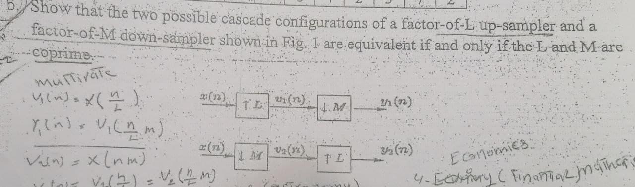 Solved by show that the two possible cascade configurations | Chegg.com