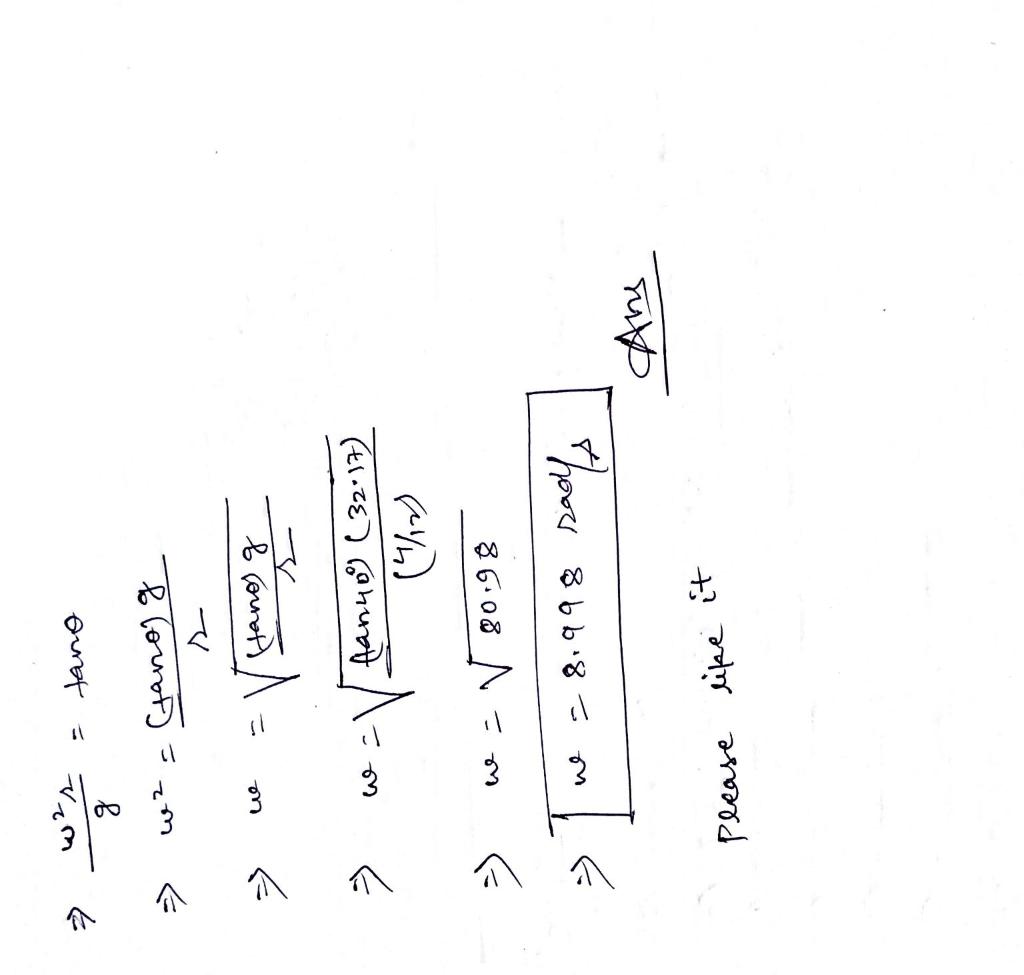 Solved From The Question An Open Vessel 18 In In Diameter Chegg