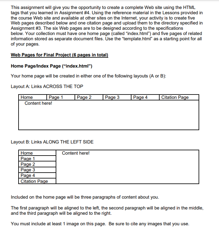 Solved This assignment will give you the opportunity to | Chegg.com
