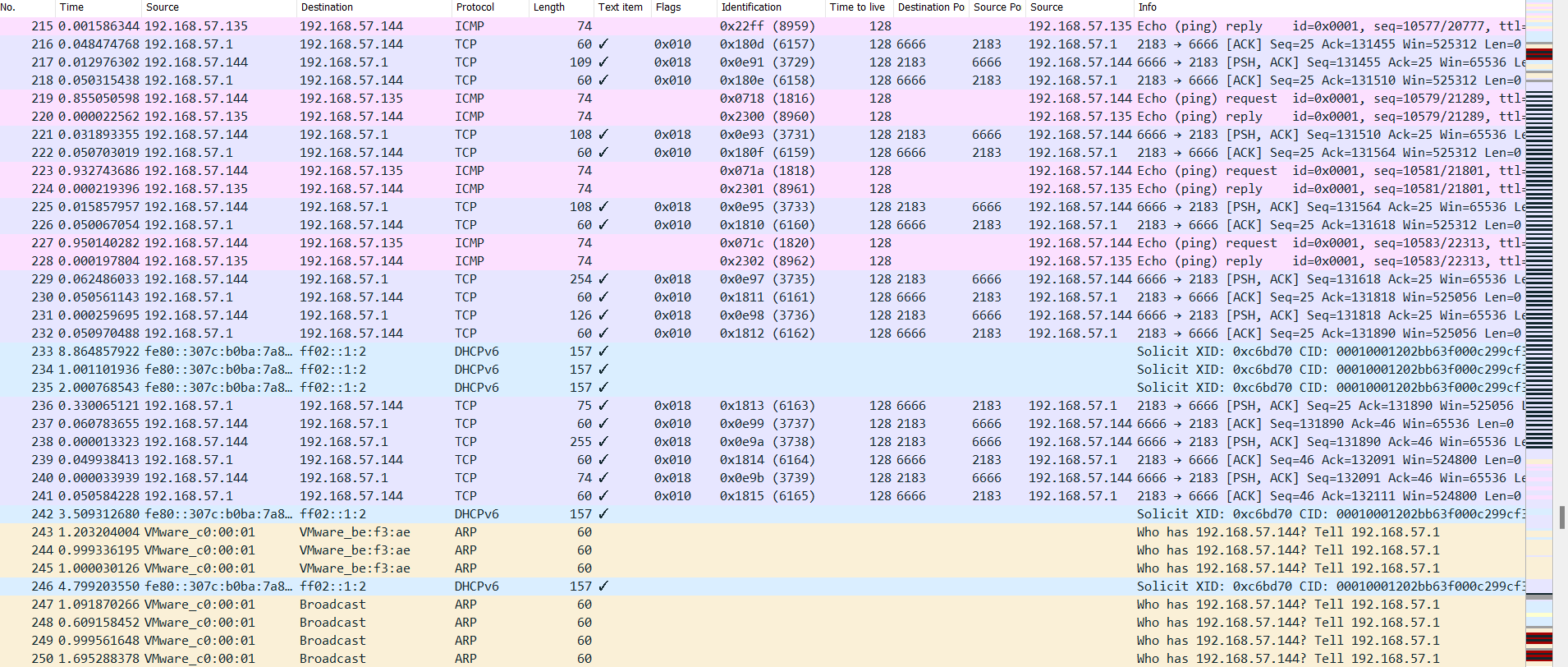 Solved Capture 2: 1) Open the provided packet capture files | Chegg.com
