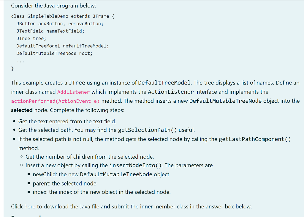 Consider the Java program below: class | Chegg.com