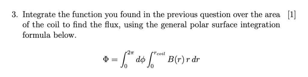 Solved 3. Integrate the function you found in the previous | Chegg.com