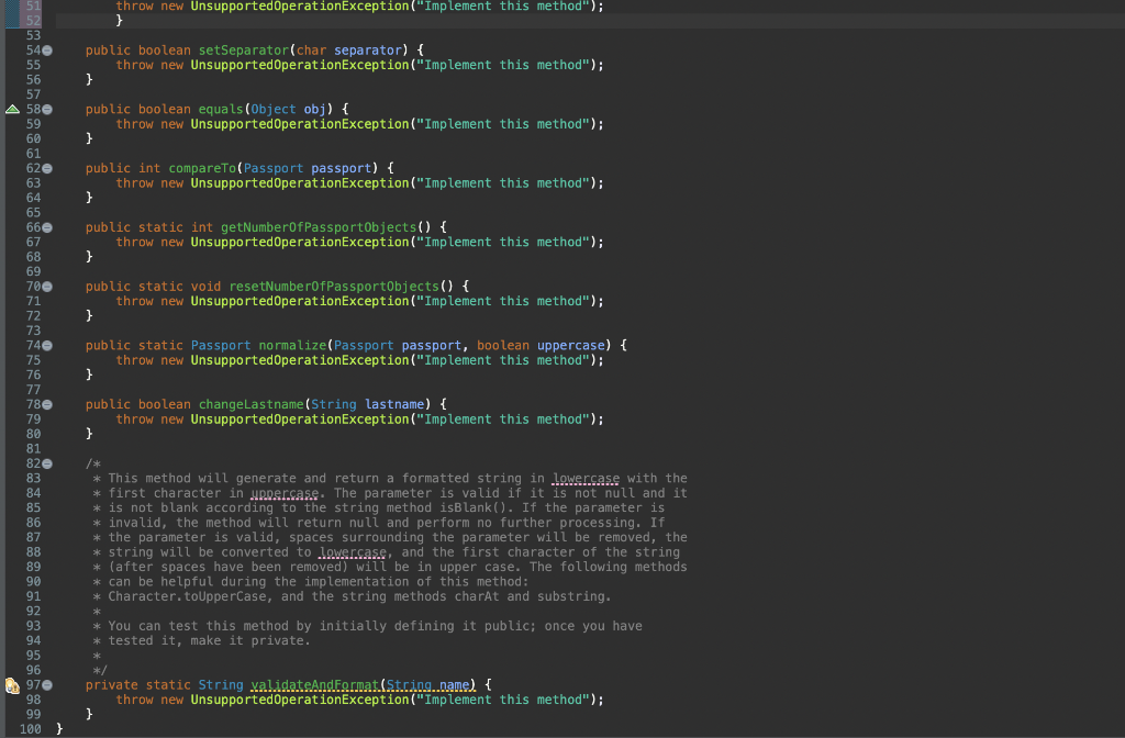 Solved Specifications Your task is two implement the | Chegg.com