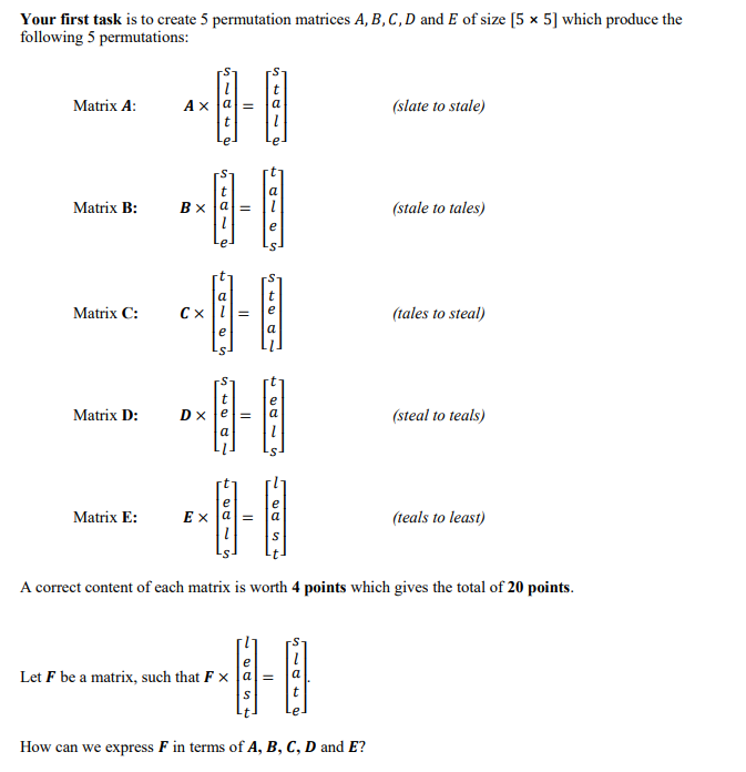 Solved (Q2) A permutation of sequence is an | Chegg.com