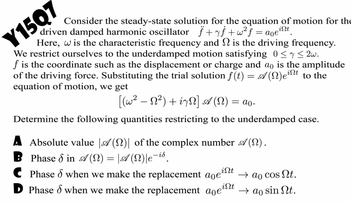 Solved int Y1507 Consider the steady-state solution for the | Chegg.com