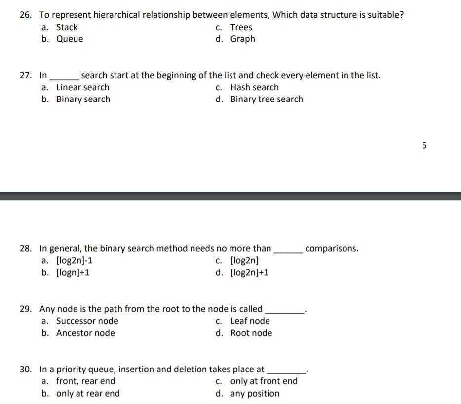 Solved 9. Data stored in a hash table can be stored in a. an | Chegg.com
