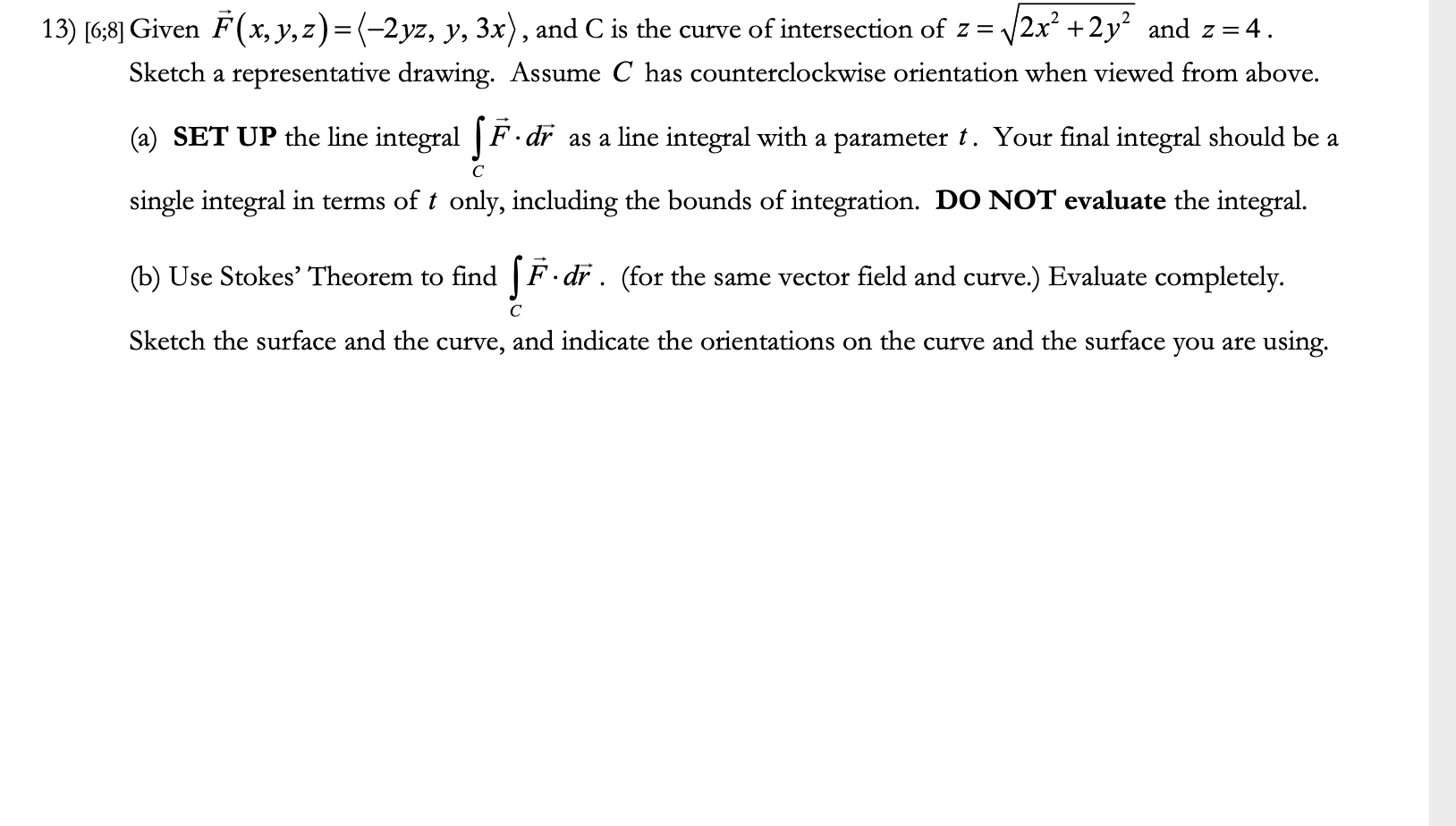 solved-13-6-8-given-f-x-y-z-2yz-y-3x-and-c-is-chegg