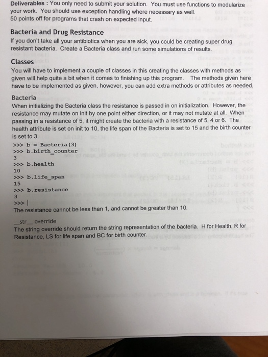 Solved Deliverables : You only need to submit your solution. | Chegg.com