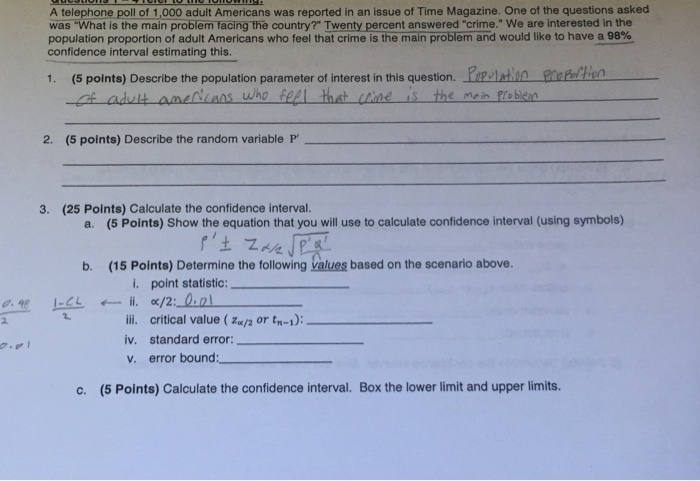 Solved A telephone poll of 1,000 adult Americans was | Chegg.com