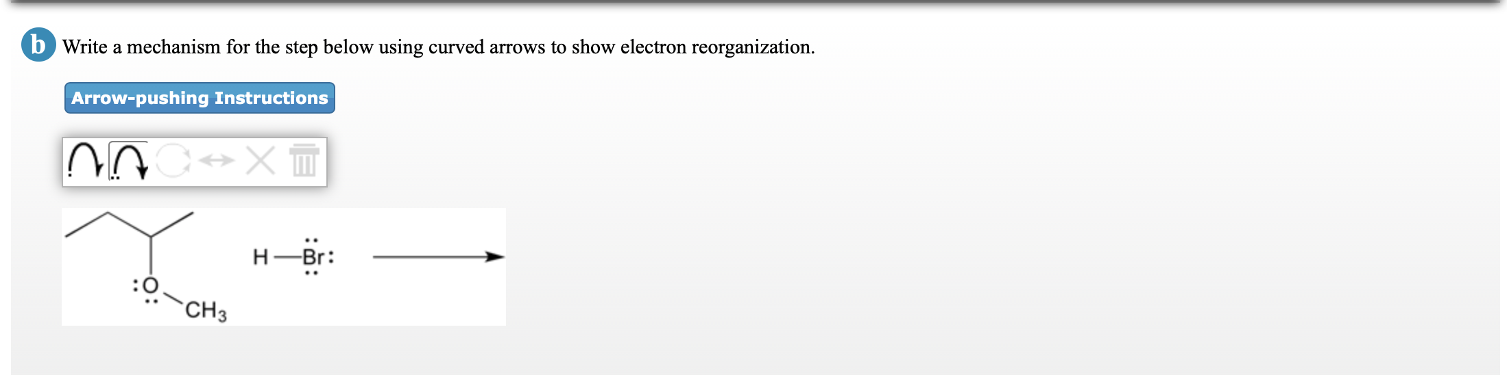 Solved Write a mechanism for the step below using curved | Chegg.com