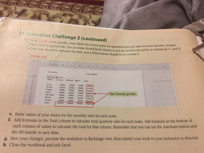 Solved Independent Challenge 2 are the general manager for | Chegg.com