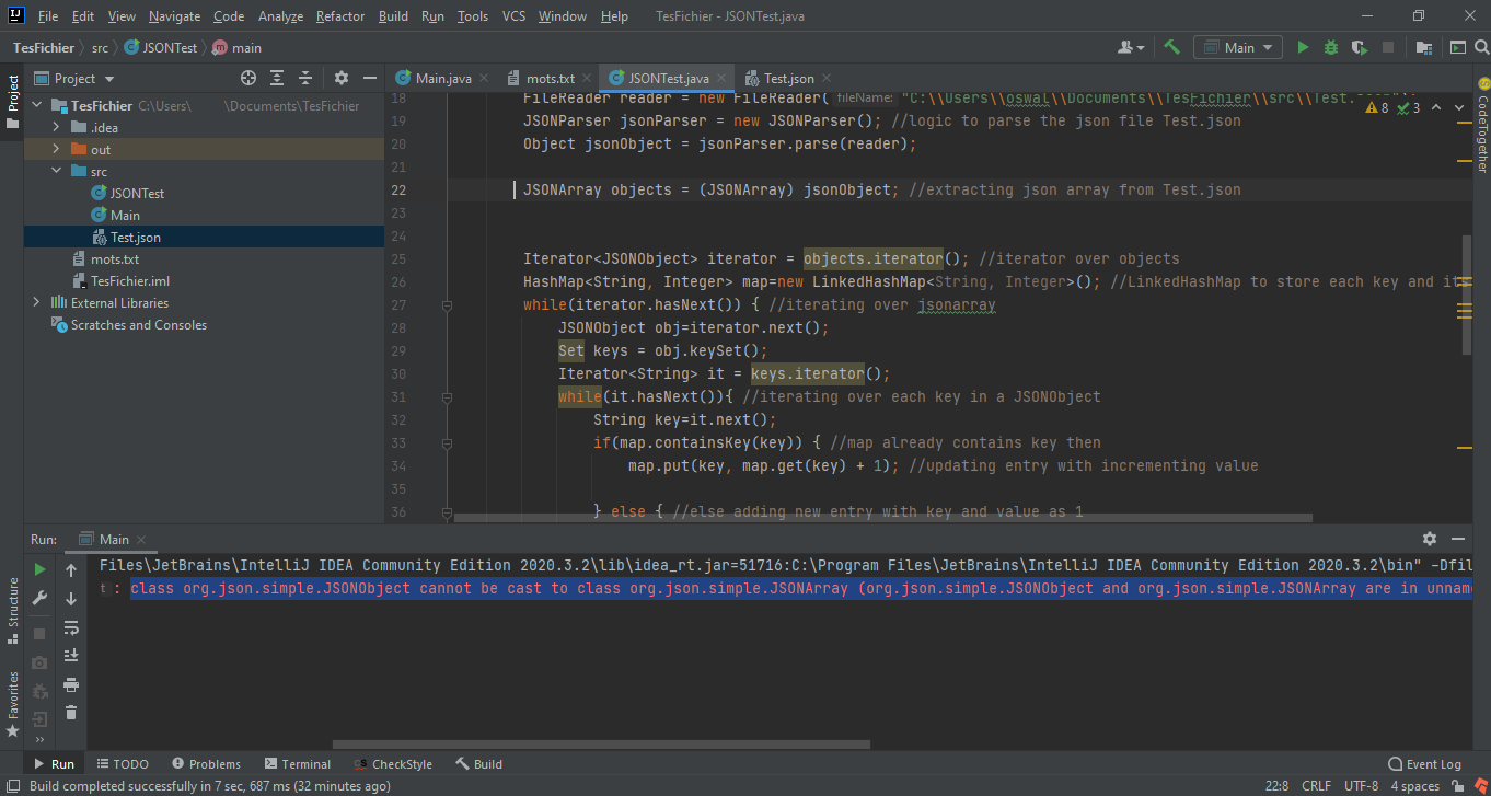 Solved ** Can someone tell me what's wrong in my JAVA code ? | Chegg.com