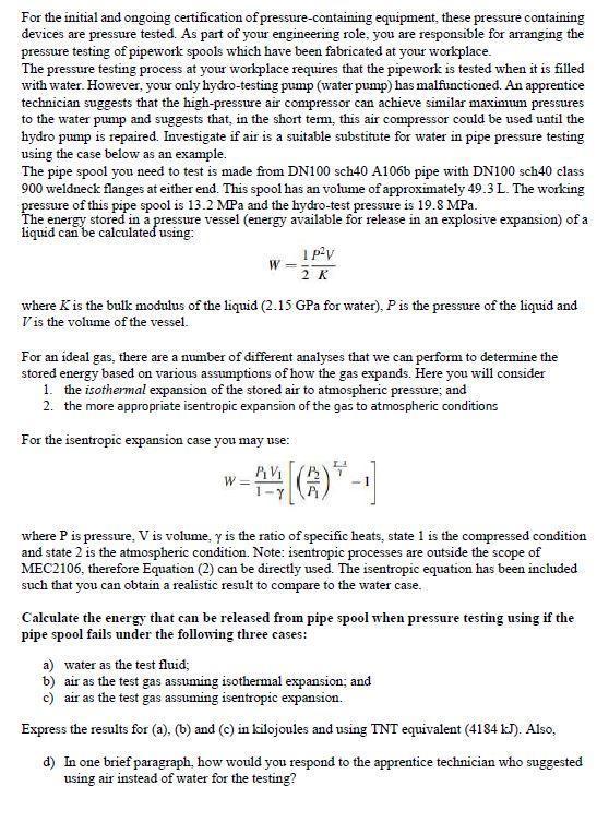 Solved For the initial and ongoing certification of | Chegg.com