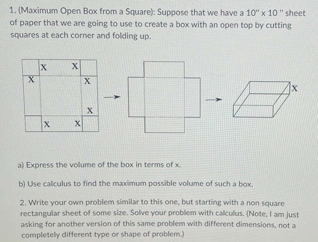 Solved Please write an original problem about (Maximum Open | Chegg.com