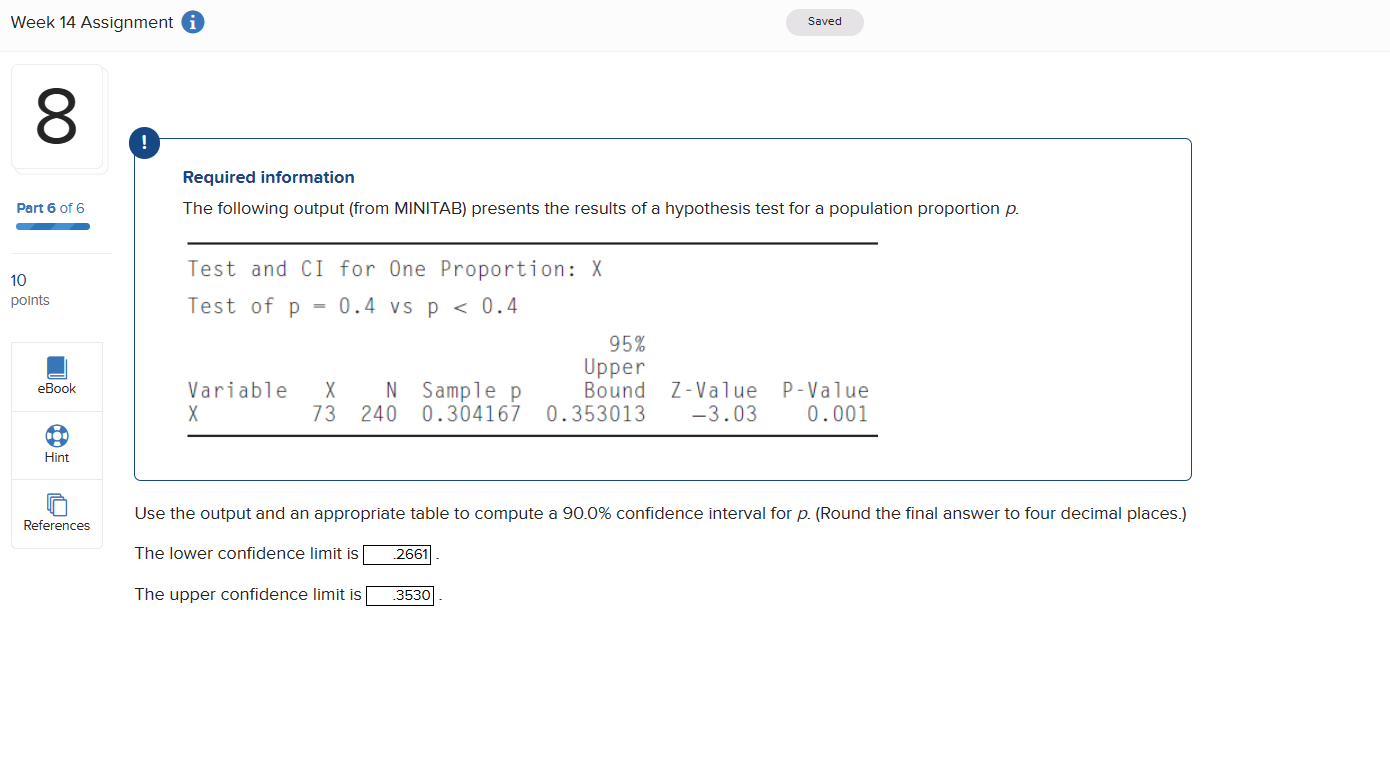 !Required informationPart 6 of 6ReferencesThe | Chegg.com !Required informationPart 6 of 6ReferencesThe | Chegg.com