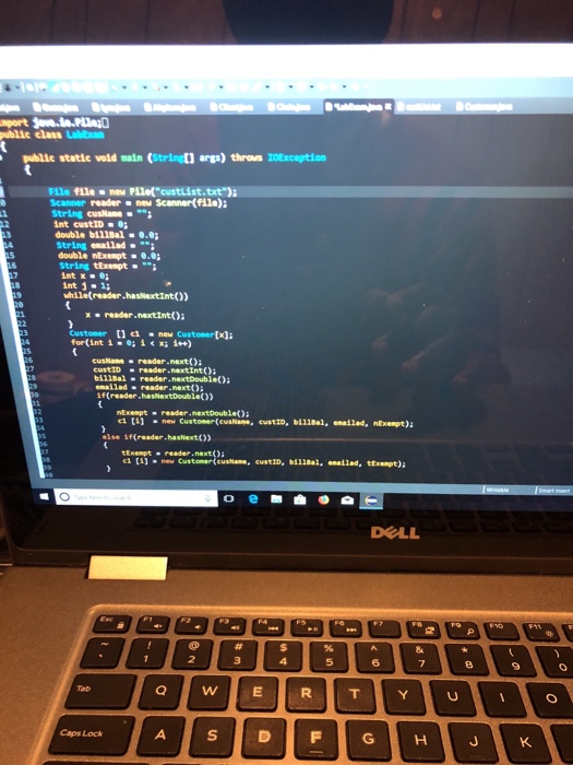 Solved Tried running the code but I have a compile error | Chegg.com