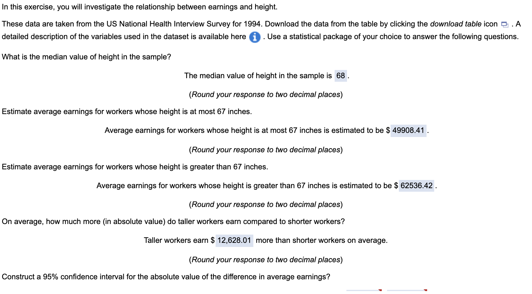 Solved In this exercise, you will investigate the | Chegg.com