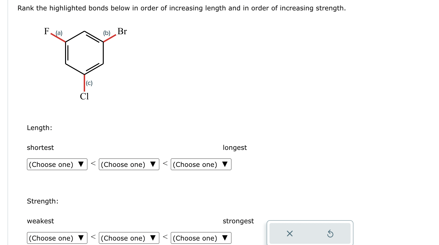 Solved Answer the following questions about bond length and | Chegg.com