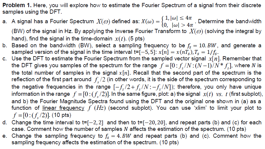 Solved MATLAB: Problem 1. Here, you will explore how to | Chegg.com