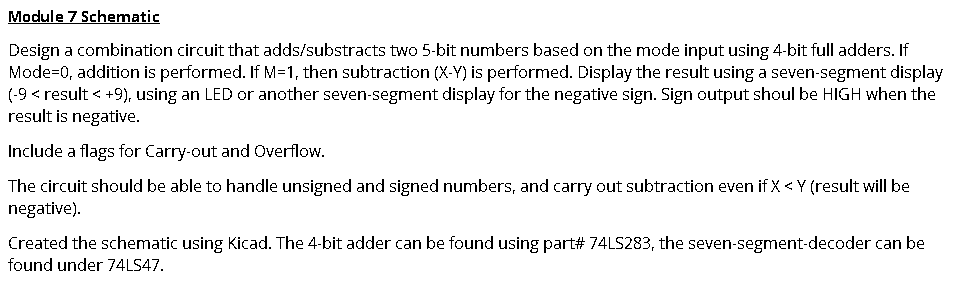 Solved Module 7 Schematic Design a combination circuit that | Chegg.com