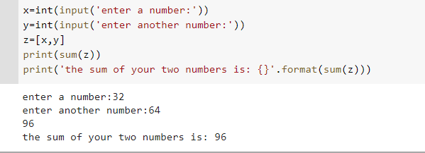 Solved x=int(input('enter a number:')) y=int(input('enter | Chegg.com