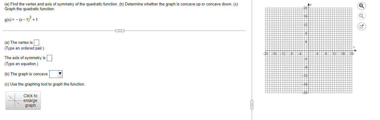Solved (a) Find the vertex and axis of symmetry of the | Chegg.com