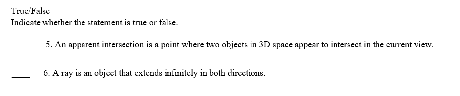 Solved True/False Indicate whether the statement is true or | Chegg.com