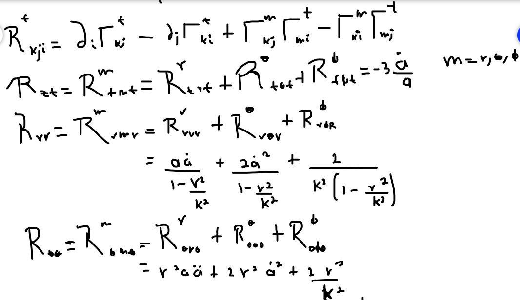 Solved General Relativity and Cosmology. Obtain | Chegg.com