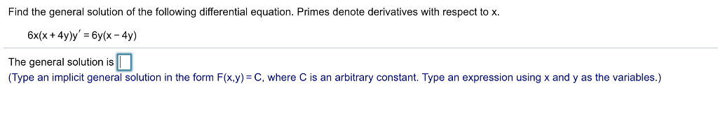 Solved Find the general solution of the following | Chegg.com
