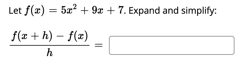 Solved Let F X 5x2 11x 2 Using The Definition Of