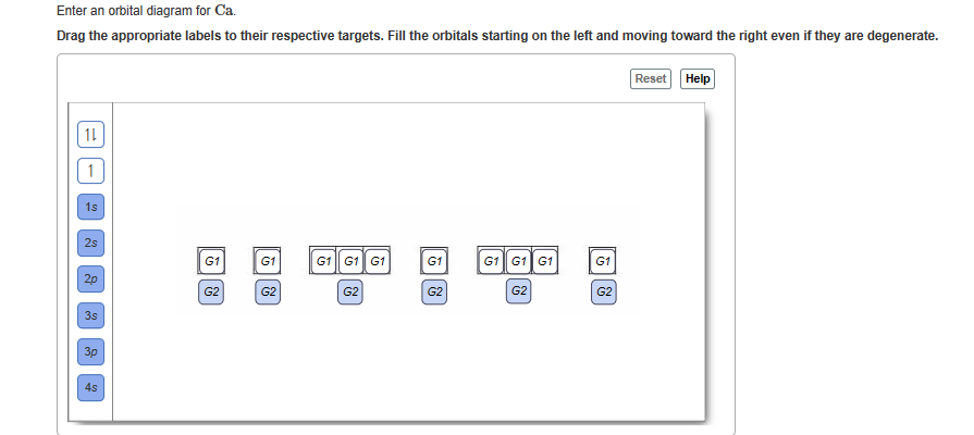 Solved Enter an orbital diagram for S. Drag the appropriate | Chegg.com