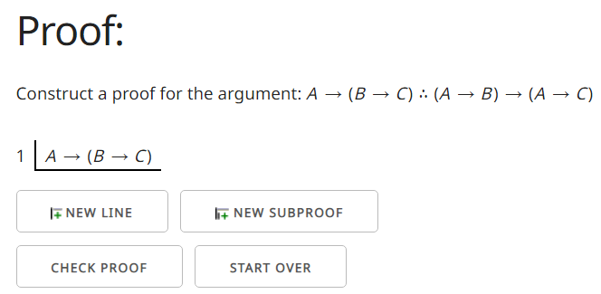 Construct a proof for the argument: | Chegg.com