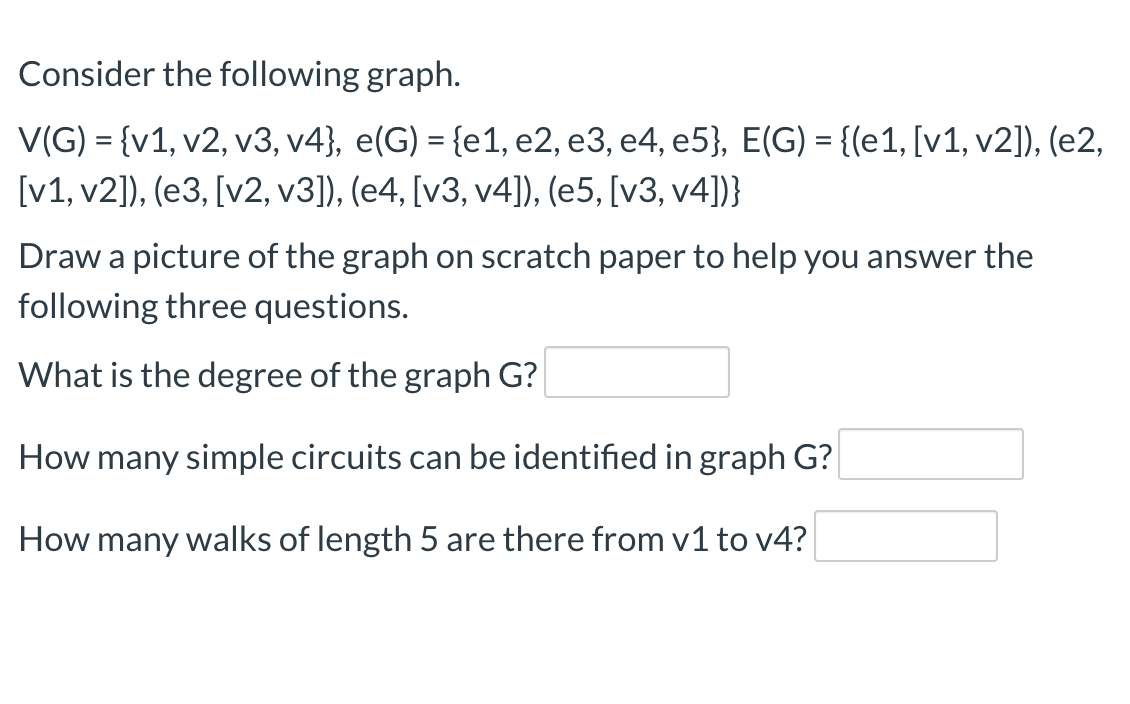 Solved A graph has a 3x3 adjacency matrix with 2's in every | Chegg.com