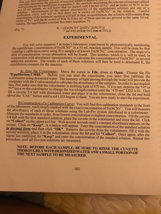 Solved Name Date Sect. Data Report Sheet: Spectrophotometric | Chegg.com