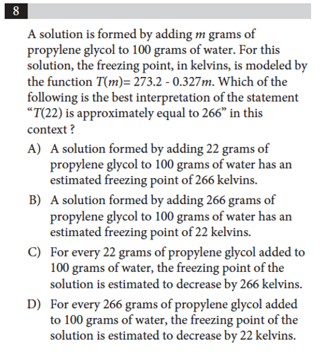 Solved 8 A solution is formed by adding m grams of propylene | Chegg.com