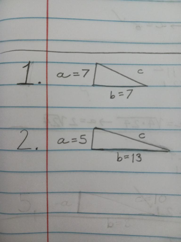 Solved 1.a=7∏b=7c 2⋅a=5 b=13 | Chegg.com