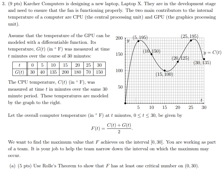 Solved 3. (9 pts) Karcher Computers is designing a new | Chegg.com