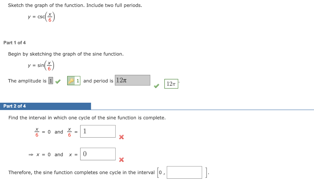 Solved Sketch the graph of the function. Include two full | Chegg.com
