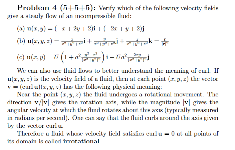 Solved Problem 4(5+5+5): Verify which of the following | Chegg.com