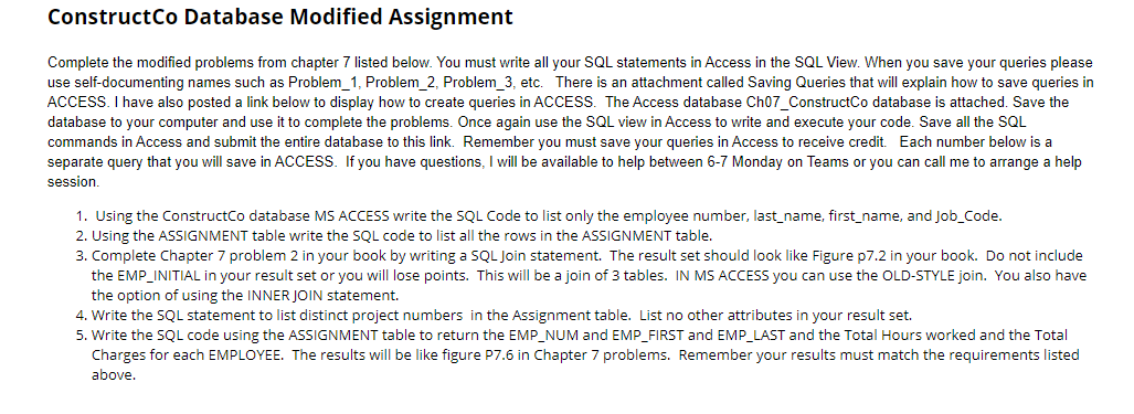 Solved ile Home Create External Data Database Tools Help | Chegg.com