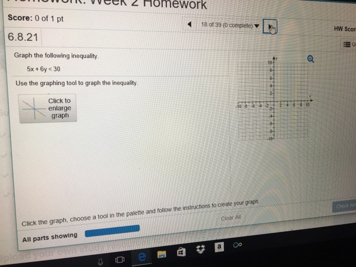 Solved Graph the following inequality. 5x + 6y