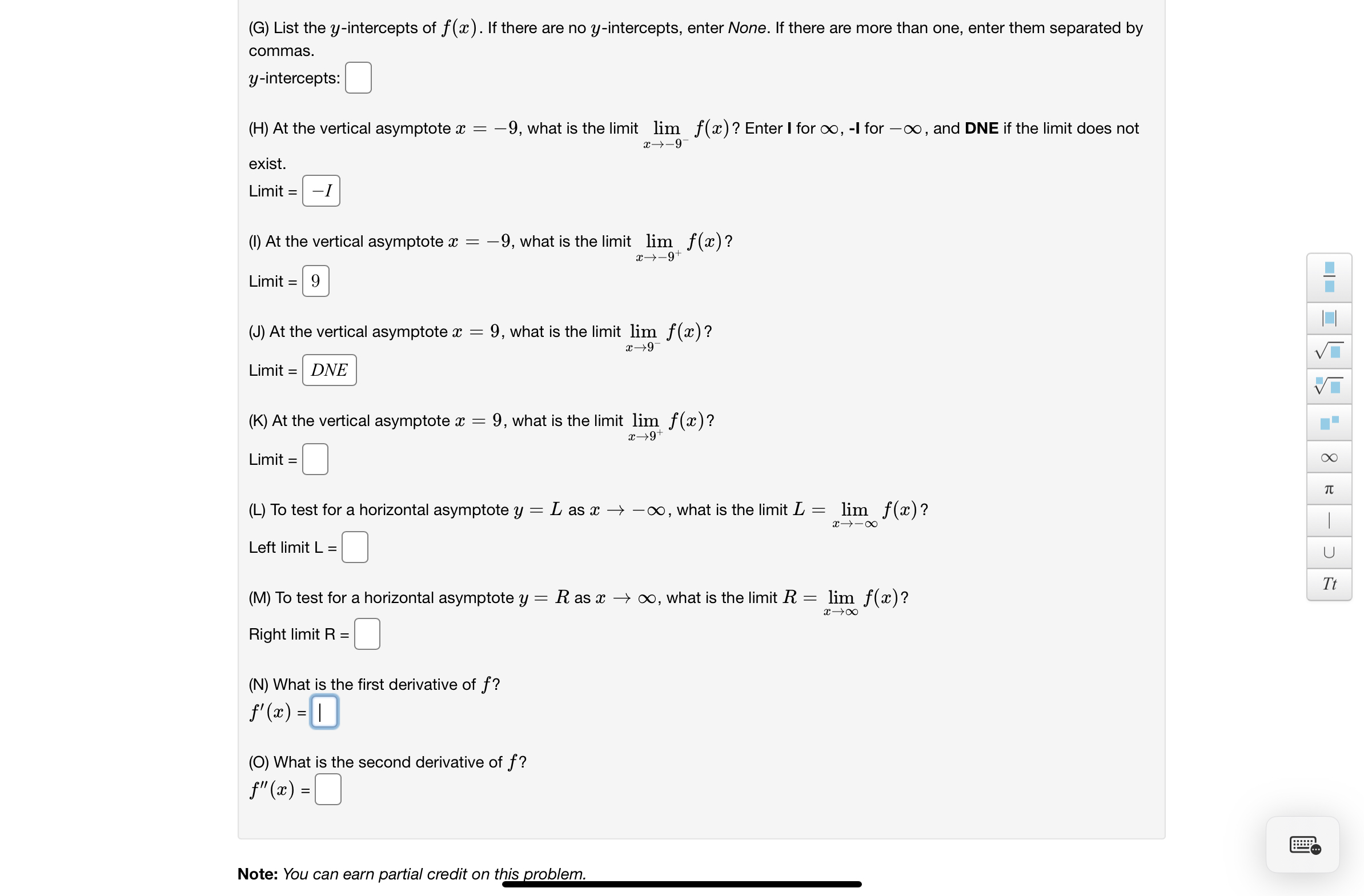 Solved WW01 Curve Sketching: Problem 11 (1 point) Suppose | Chegg.com