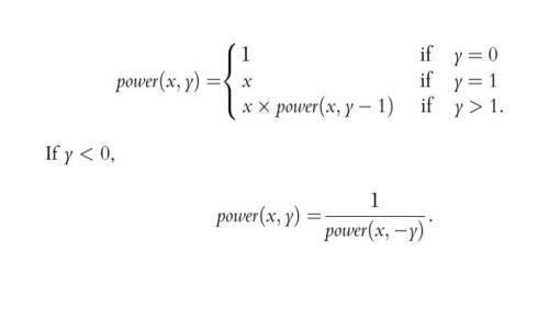 Solved Taking x, y integers as parameters power (x, y) that | Chegg.com