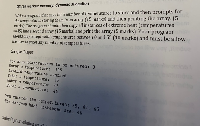 Solved Write a program that asks for a number of | Chegg.com
